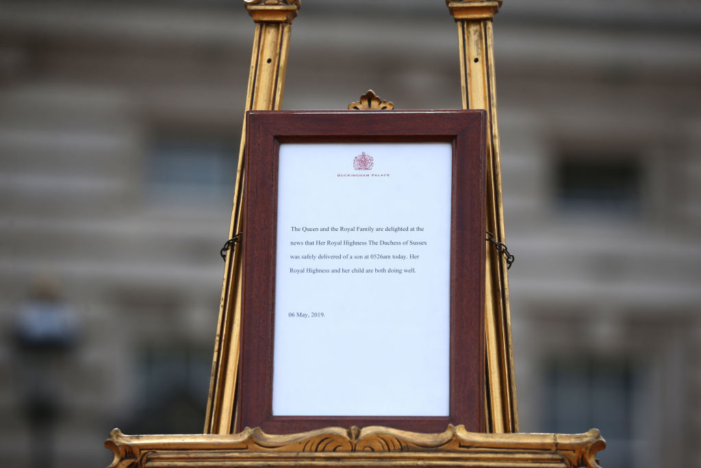 The Surprising Way Baby Sussex's Birth Announcement Is Different from ...