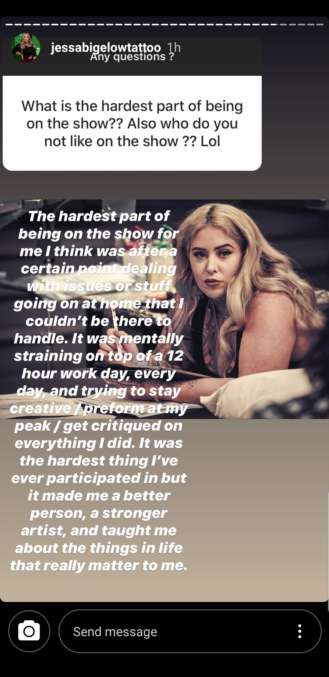 'Ink Master' Star Jessa Bigelow Opened up About the Hardest Part of ...