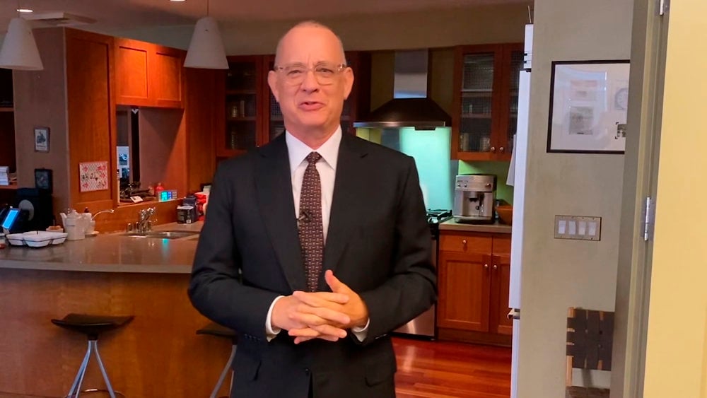 Tom Hanks Brags About His 'Masculine Man Cave'