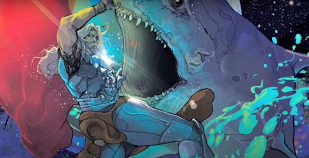 'Thor: Love and Thunder': Taika Waititi Hints at Space Sharks From the ...