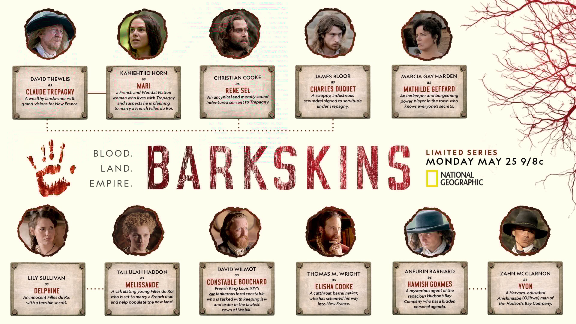 'Barkskins' Cast: Who's Who on the National Geographic Show