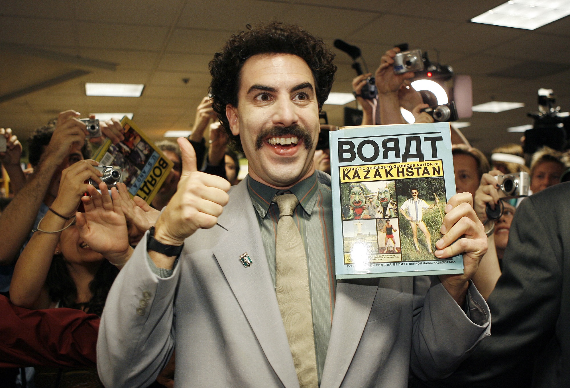 Sacha Baron Cohen Once Gave a Press Conference as Borat -- Here's What ...
