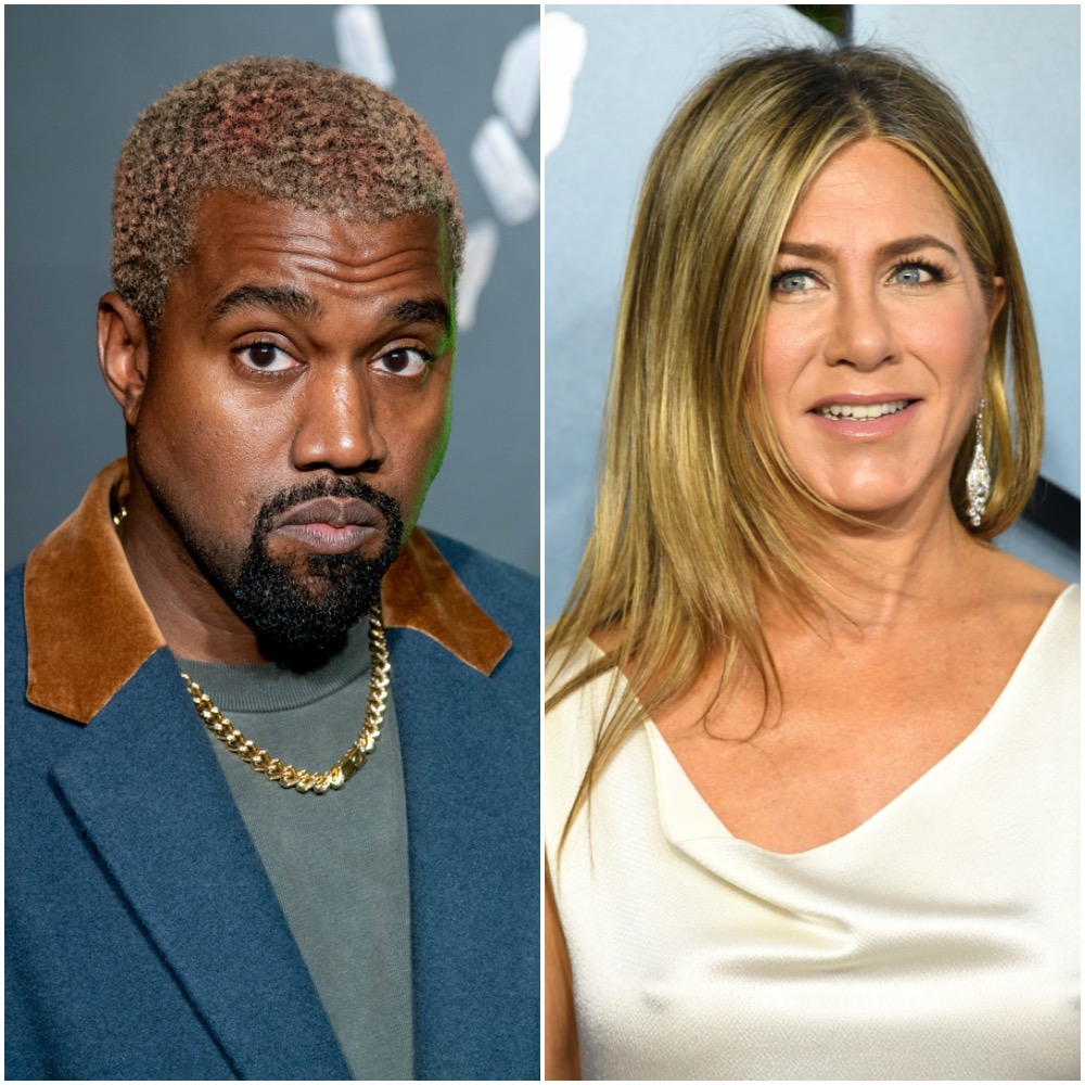 Kanye West Reacts to Jennifer Aniston Telling the Public Not to Vote ...