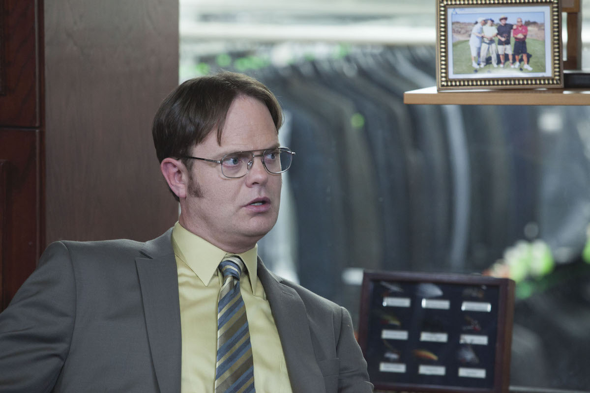 'The Office': Dwight's Mustard Shirt Was a Good Luck Charm to Avoid ...
