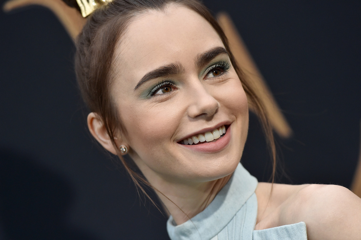 'Emily in Paris' Actor Lily Collins — Daughter of Phil Collins — Dishes ...