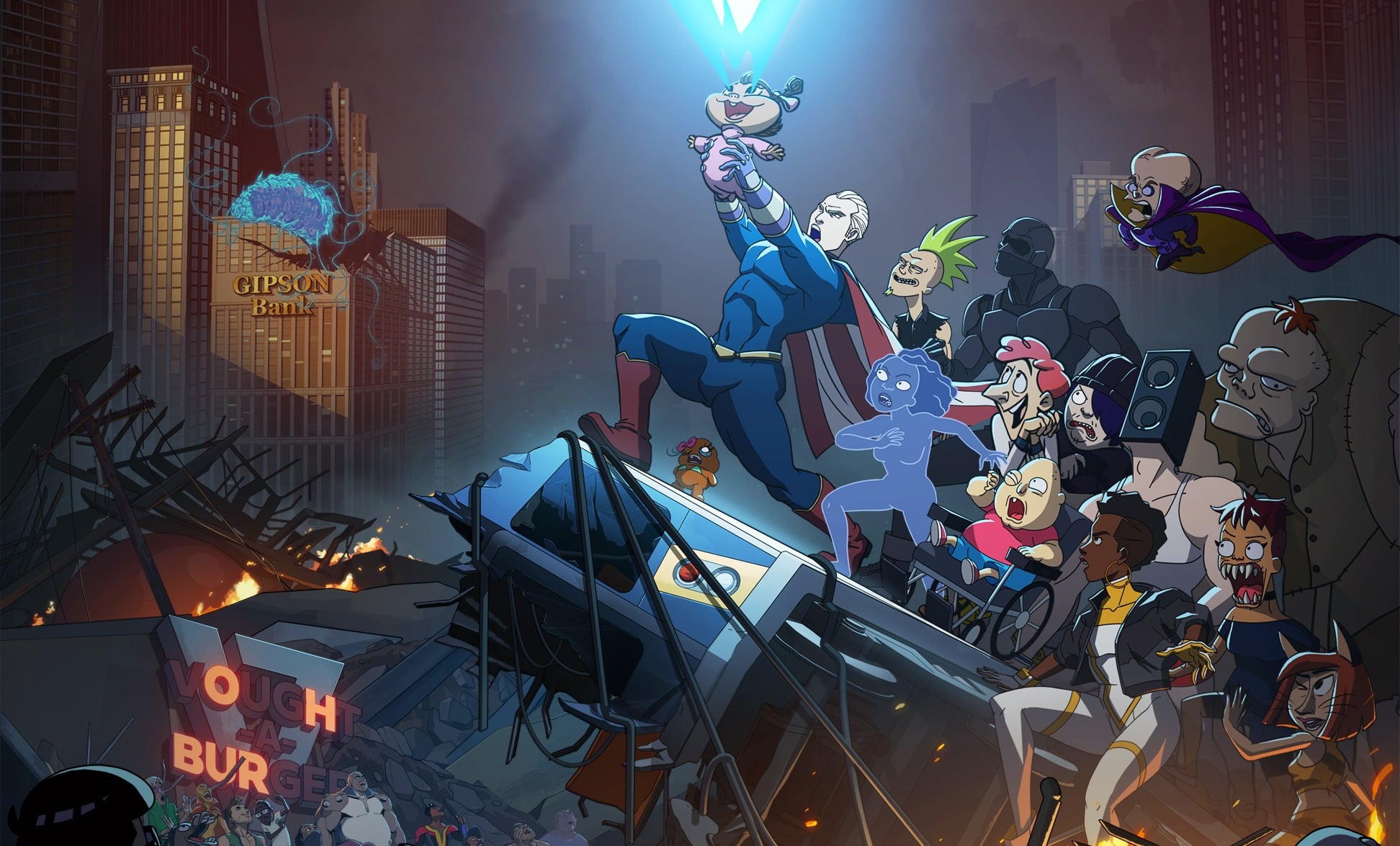 'The Boys Presents: Diabolical' Shows Off Animated Homelander in Bloody ...