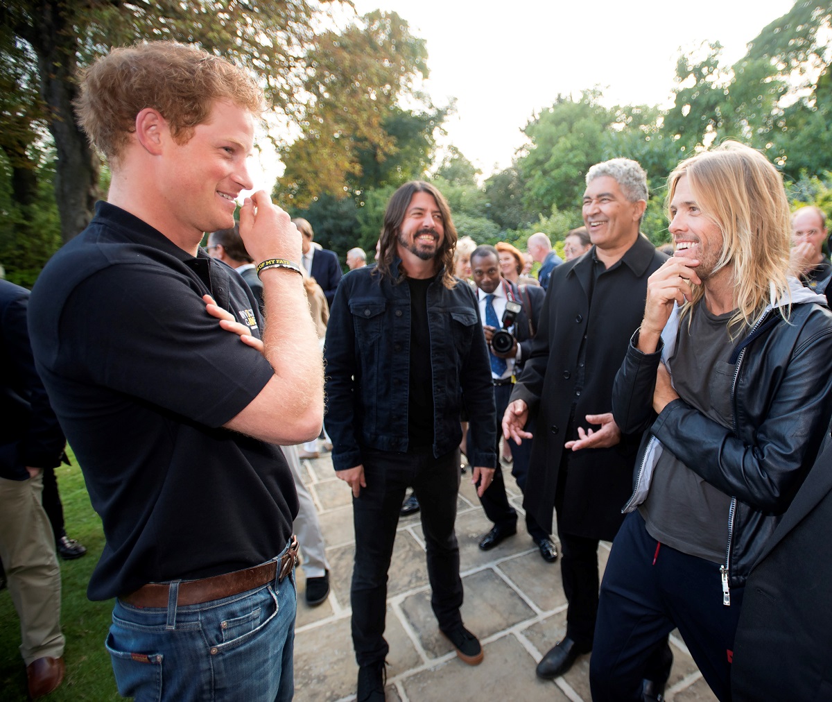 Prince Harry Once Smacked Foo Fighters Drummer Taylor Hawkins Right ...