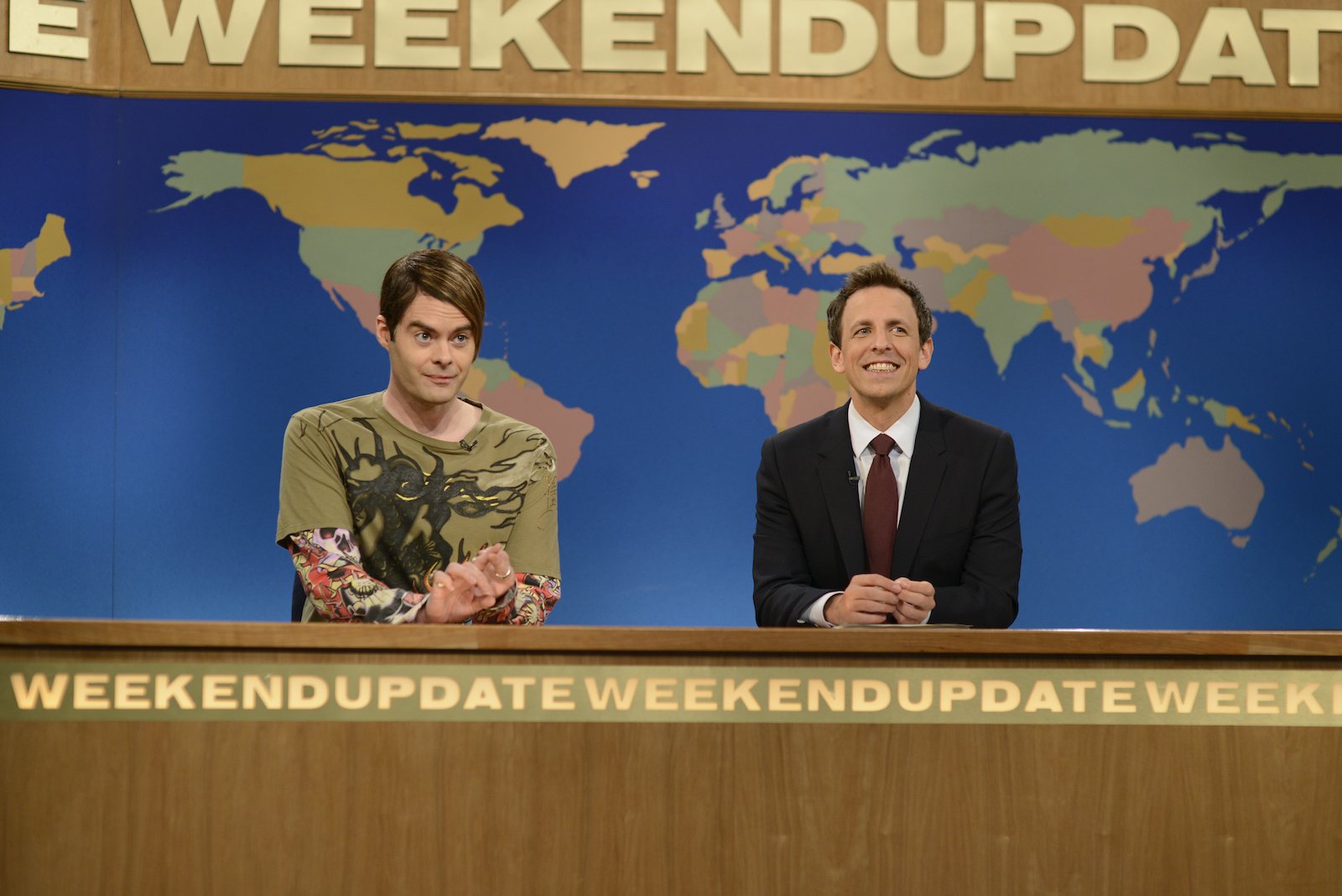 Bill Hader in a Mask at the 2022 Emmy Awards Is Opposite of How SNL's ...