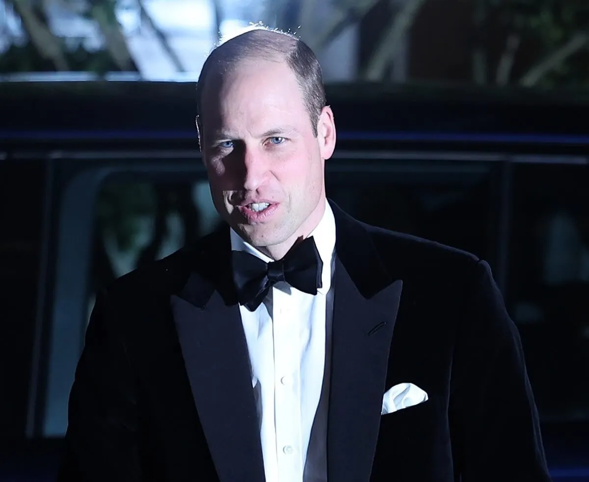 Prince William Caught on Camera With Red Lipstick on His Mouth