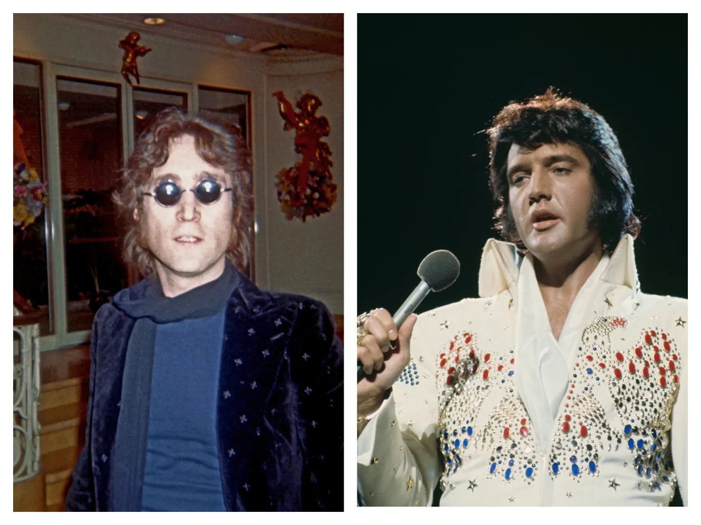 Elvis Flew Into a 'Fit of Rage' Every Time He Heard John Lennon's Name ...