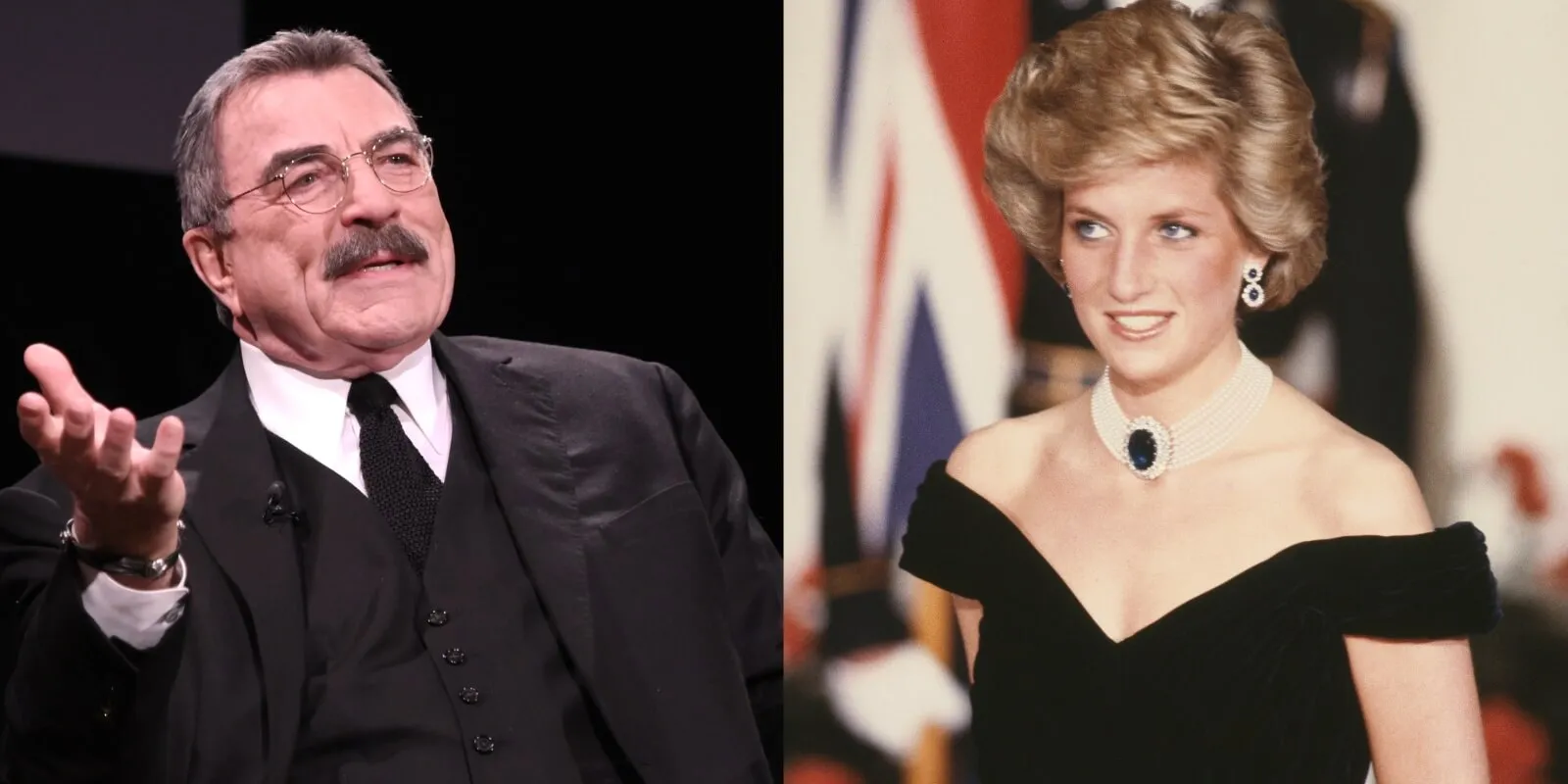 Tom Selleck’s Fiery 7-Word Take on Princess Diana’s White House Dance ...