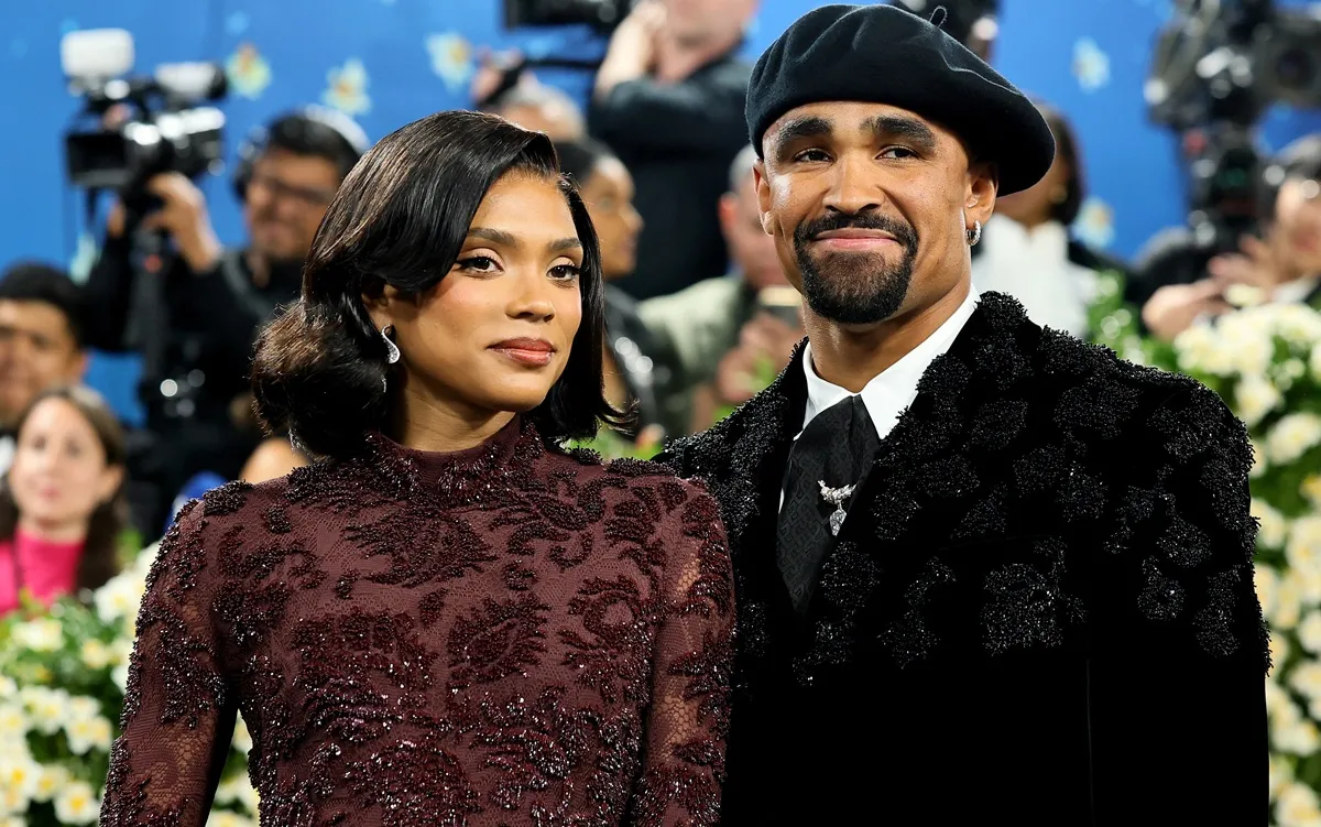 Jalen Hurts and Bry Burrows Step Out as Husband and Wife For the Met Gala