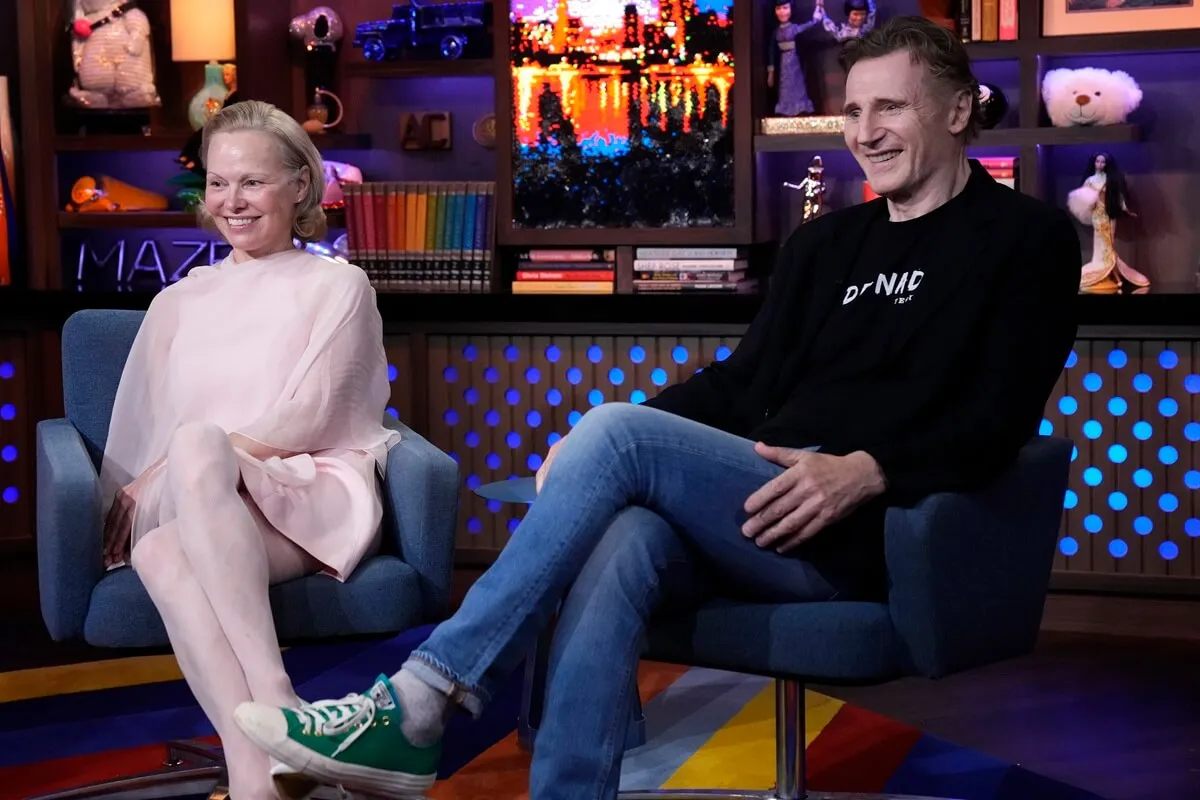 Real or Fake? Family Approves of Liam Neeson and Pamela Anderson's ...