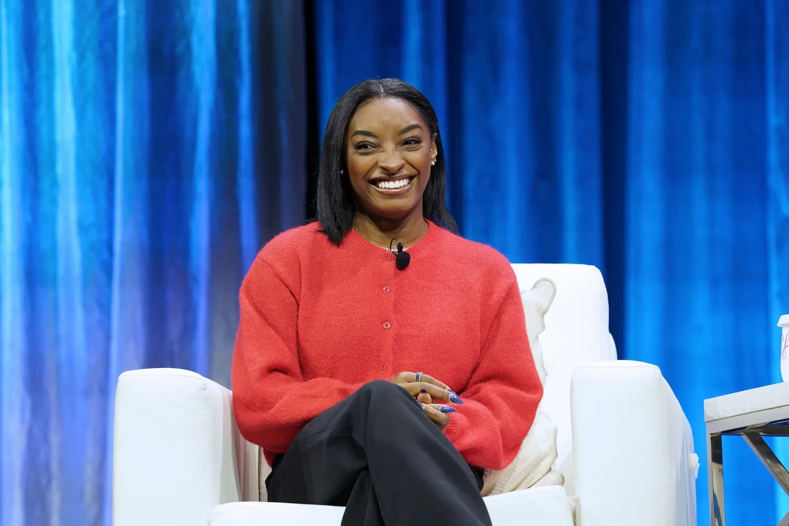 Simone Biles Gives Inside Look Into Glam Routine for NFL Game